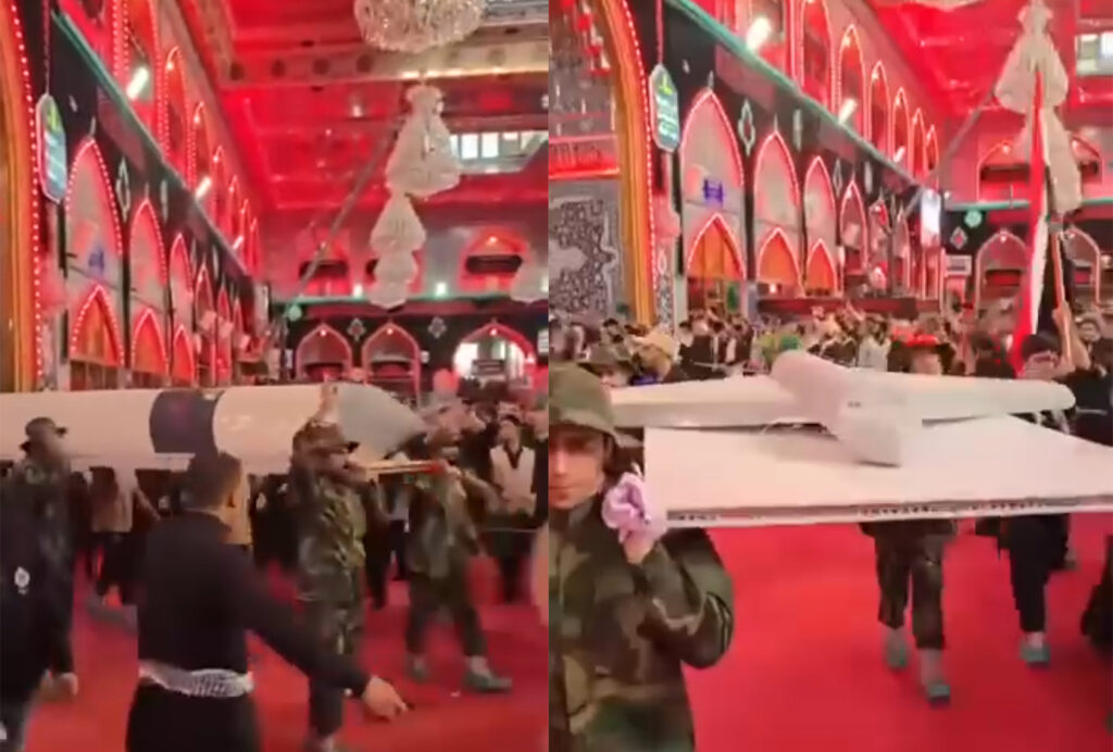 Badr Organization parades Iranian missile replicas inside Imam Hussein ...