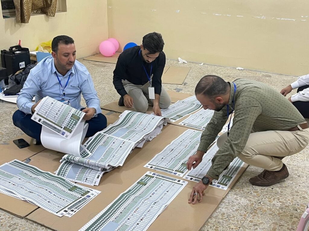 Iraq begins manual count after special voting with turnout exceeding 80 ...